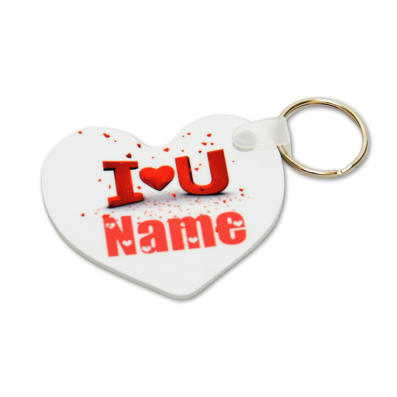 Unisub Heart Key Ring 5.5cm High - Print Britannia